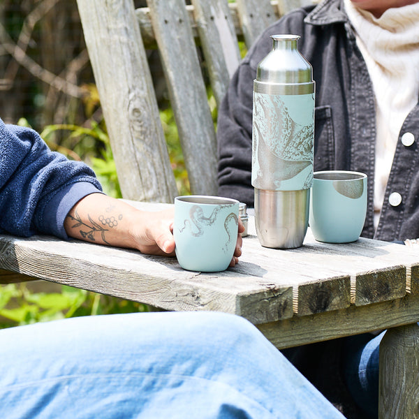 Home All Caskata x High Camp Light Blue Lucy Parkside Flask